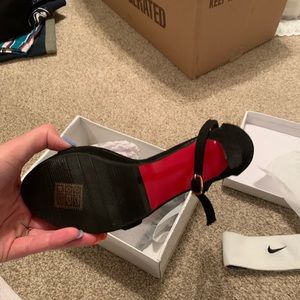 Shoes | Black Heels With Red Bottoms | Poshmark